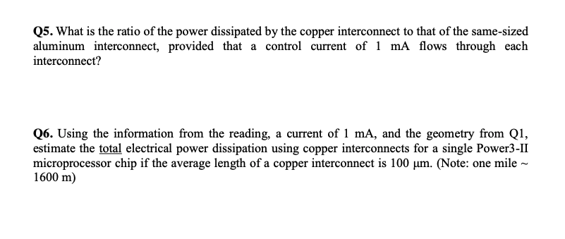 Solved IBM developed Copper interconnect technology | Chegg.com