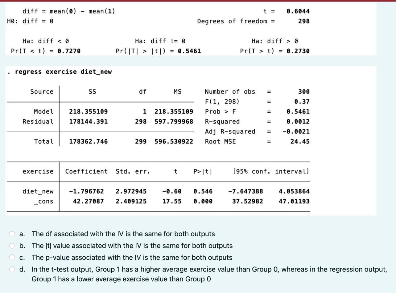 Solved Choose The Incorrect Statement Regarding The