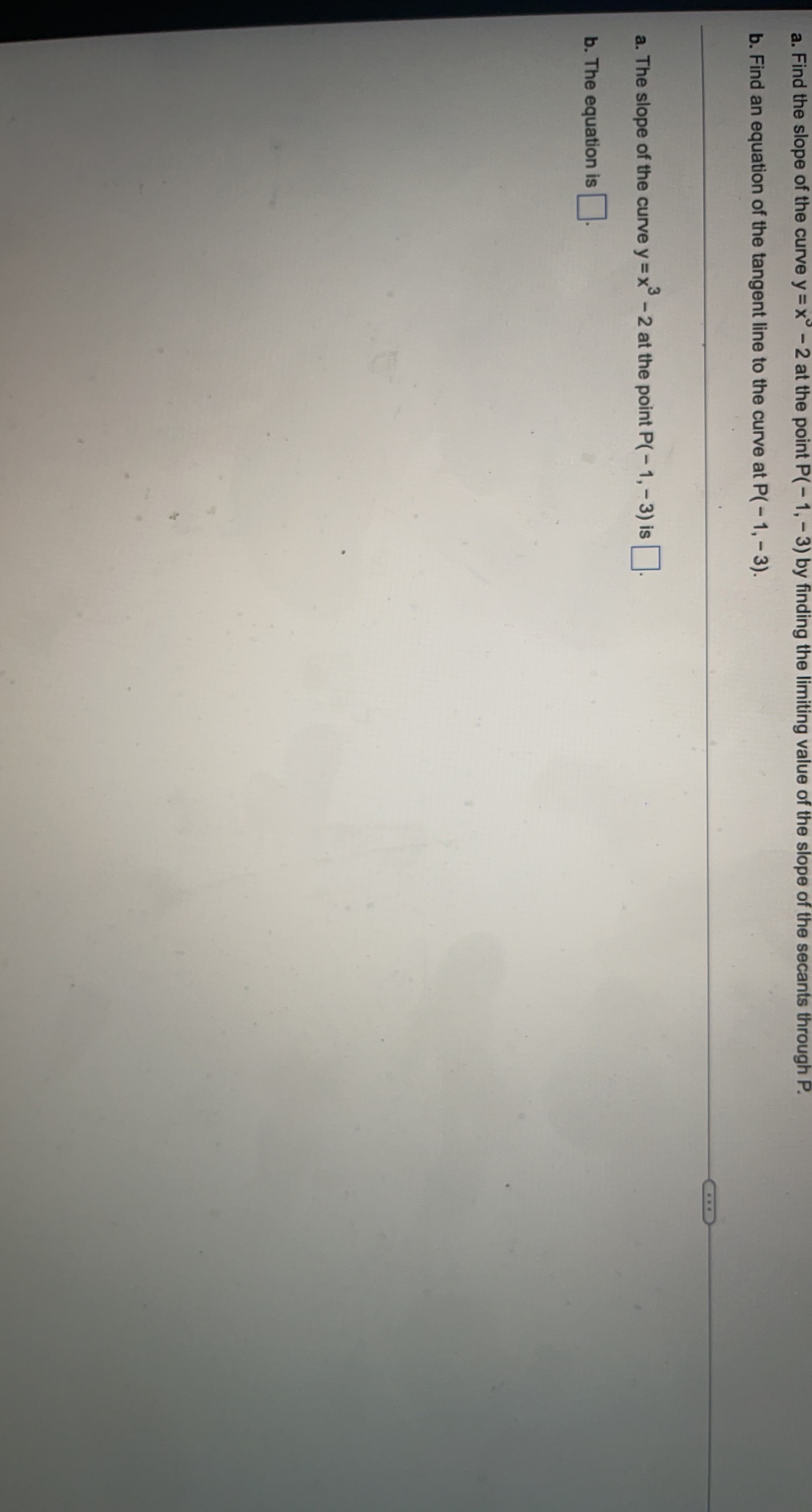 Solved a. Find the slope of the curve y=x-2 at the point | Chegg.com