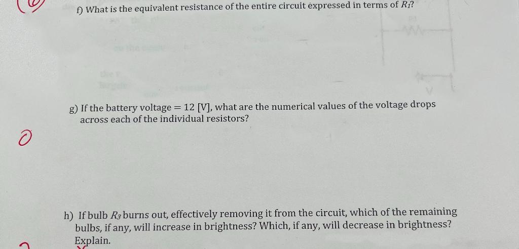 Solved 2. In the circuit below, R1, R2, R3, and R4 represent | Chegg.com