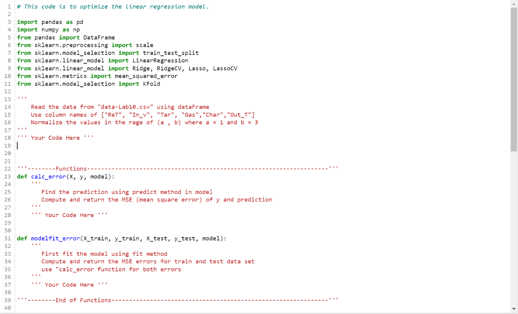 Solved We will use data from “data-Lab8.csv” file, collected | Chegg.com Solved We will use data from “data-Lab8.csv” file, collected | Chegg.com
