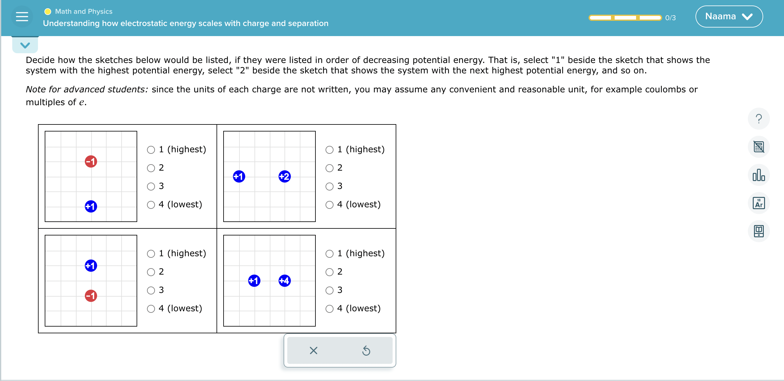Solved Math and PhysicsUnderstanding how electrostatic | Chegg.com