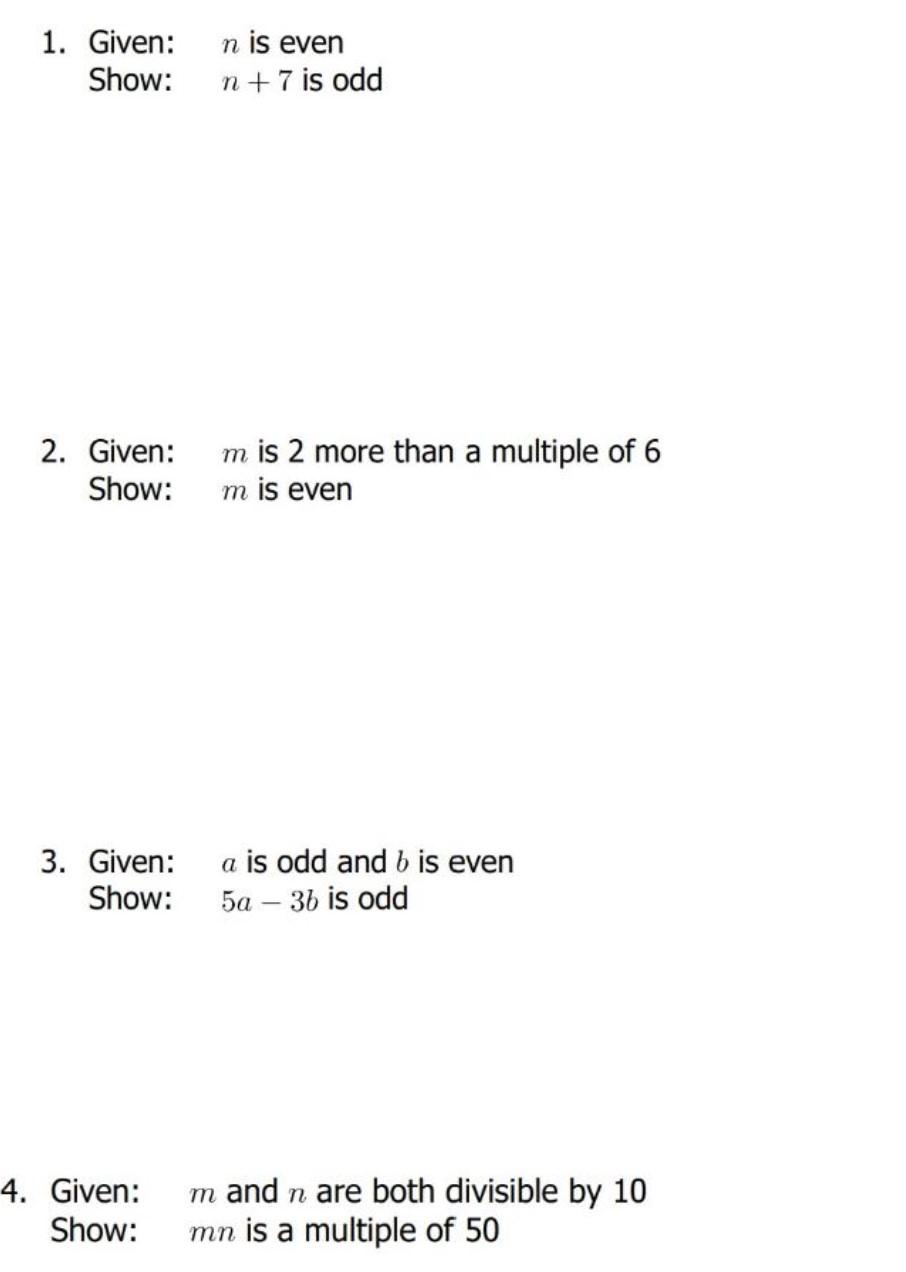 Solved Complete each of the following problems by starting | Chegg.com