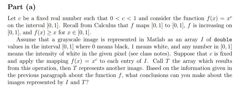 Solved Let c be a fixed real number such that 0 | Chegg.com