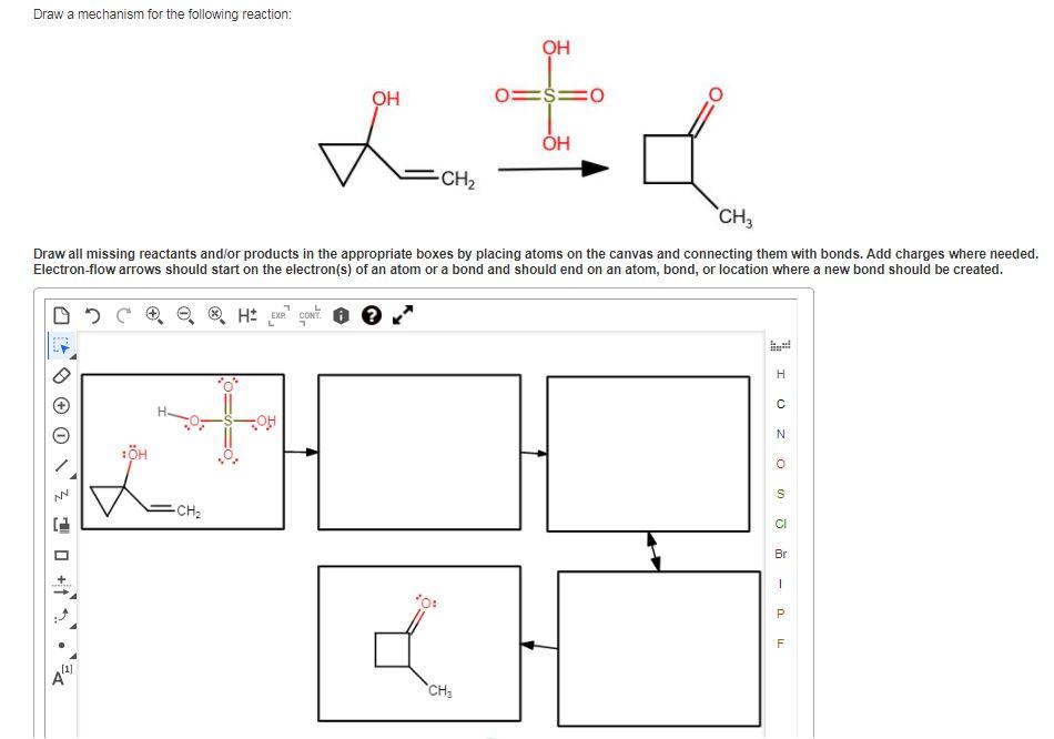 Solved Draw a mechanism for the following reaction: OH OH | Chegg.com