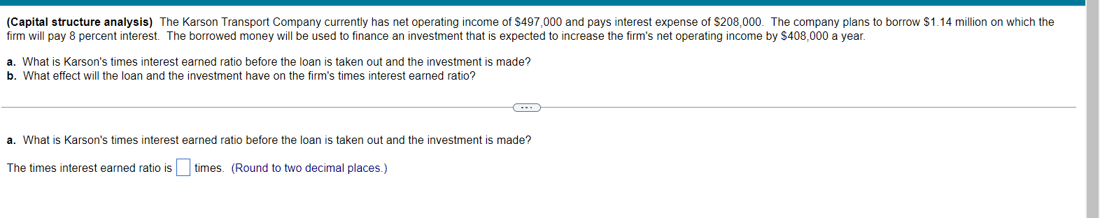 Solved firm will pay 8 percent interest. The borrowed money | Chegg.com