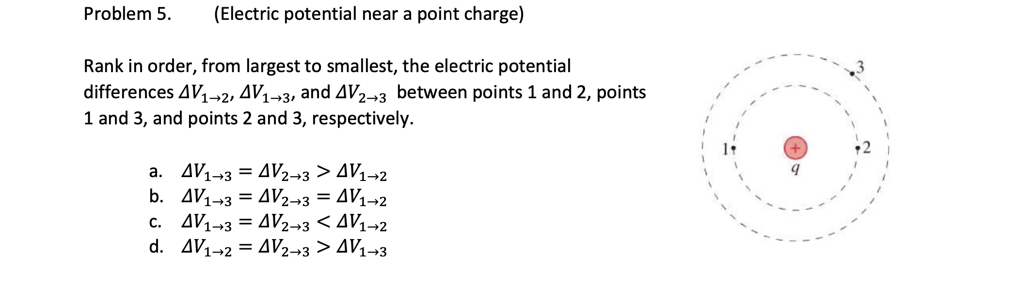 Solved A. A positive test charge is released from rest near | Chegg.com