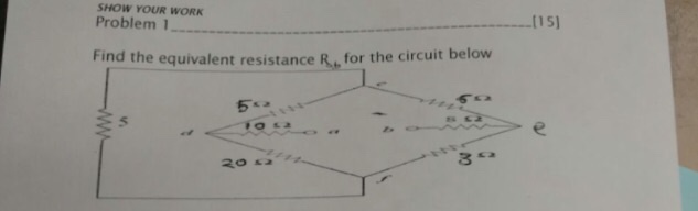 Solved Find the equivalent resistance R_a, b for the circuit | Chegg.com