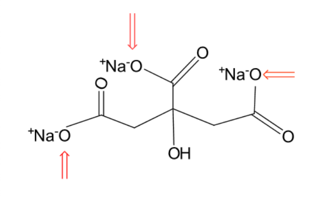 Solved A few newer antacids contain sodium citrate (chemical | Chegg.com
