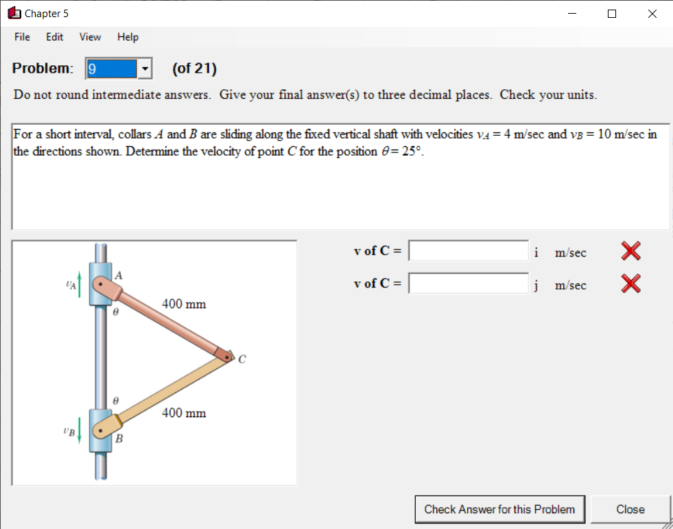 Solved Chapter 5 - Х X File Edit View Help Problem: 9 (of | Chegg.com