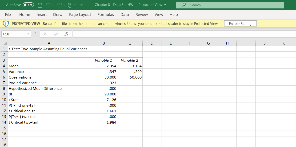 Solved Using data found in the “Practice” sheet of the Excel | Chegg.com