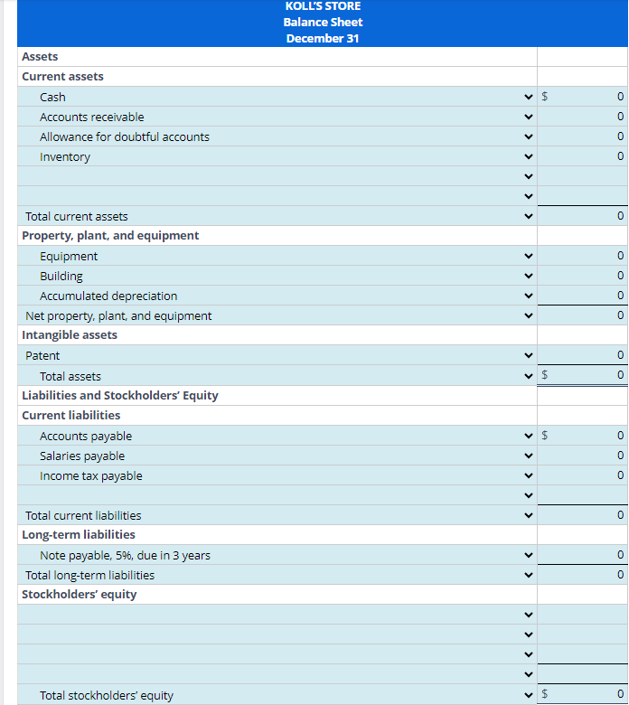Solved Preparing a Classified Balance Sheet The following | Chegg.com