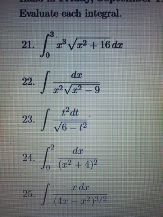 Solved Evaluate each integral. integral_0^3 x^3 squareroot | Chegg.com