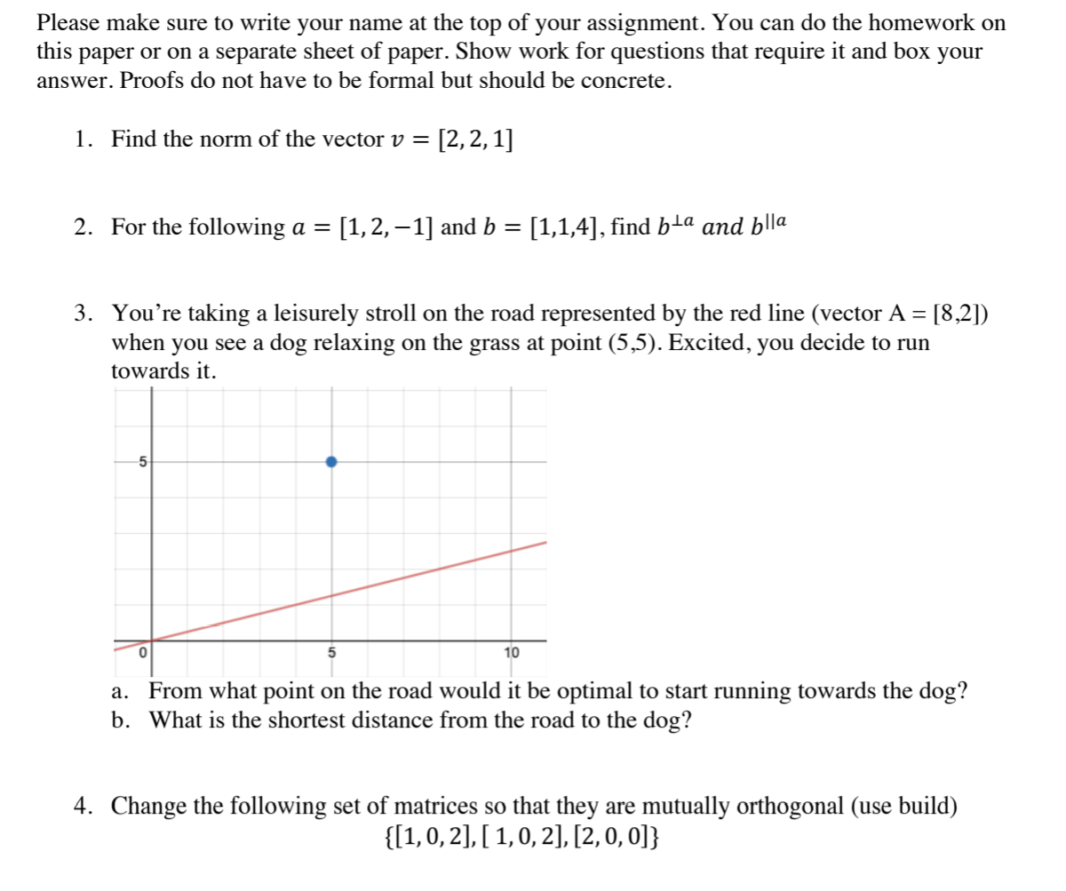 Solved Please make sure to write your name at the top of | Chegg.com