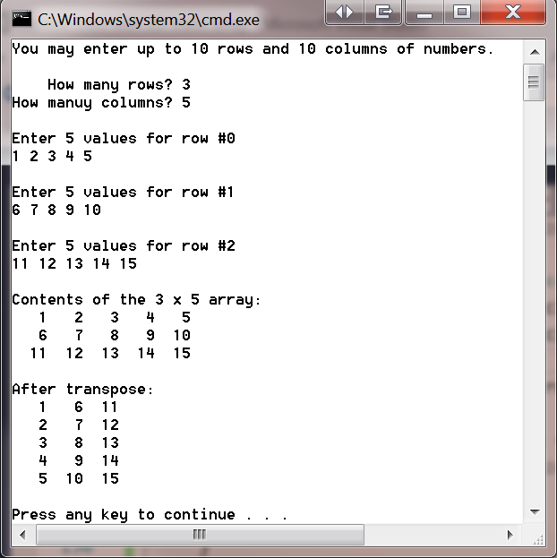 Given the Matrix class interface below, you are asked | Chegg.com