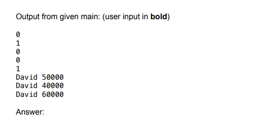 Solved Q4: Continue with Employee class: a) Copy the | Chegg.com