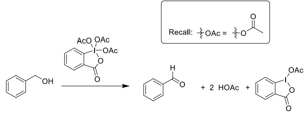Solved Can i get the mechanism for the Dess-Martin | Chegg.com