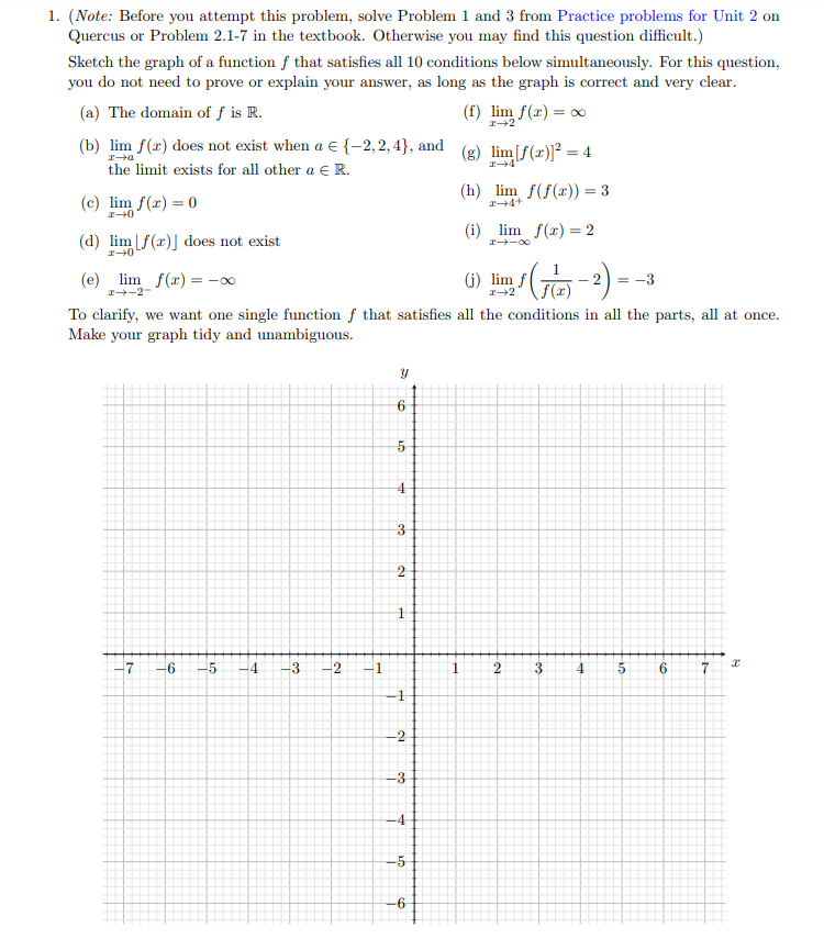 1. (Note: Before you attempt this problem, solve | Chegg.com