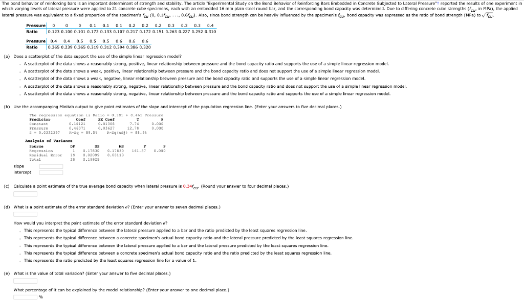 Solved The bond behavior of reinforcing bars is an important | Chegg.com