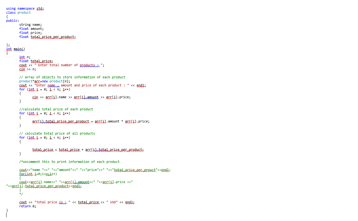 Solved problem is write the code to input the price of | Chegg.com