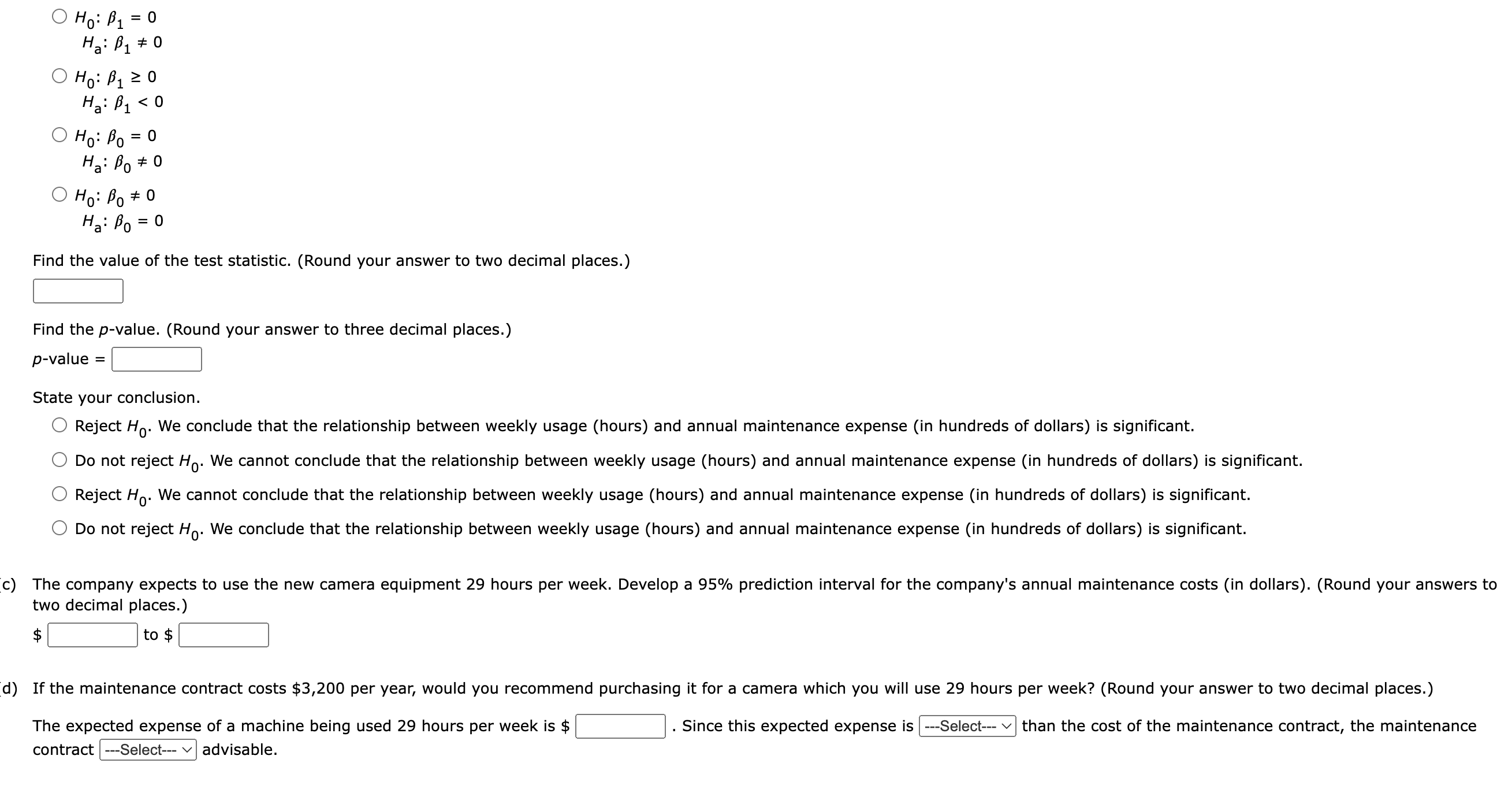 Solved A statistical program is recommended. decimal | Chegg.com