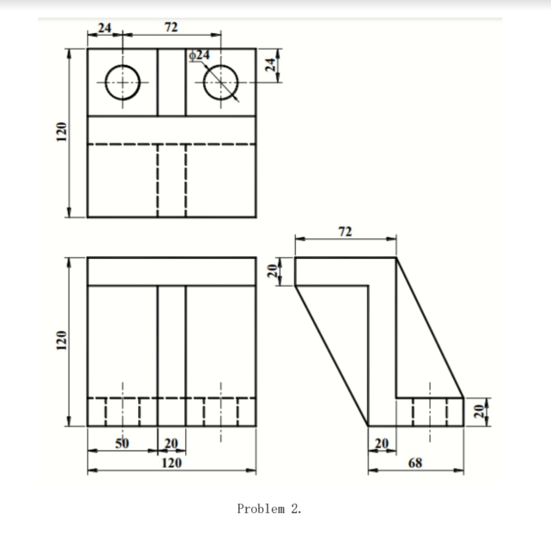 Solved Draw the isometric drawings from the given | Chegg.com