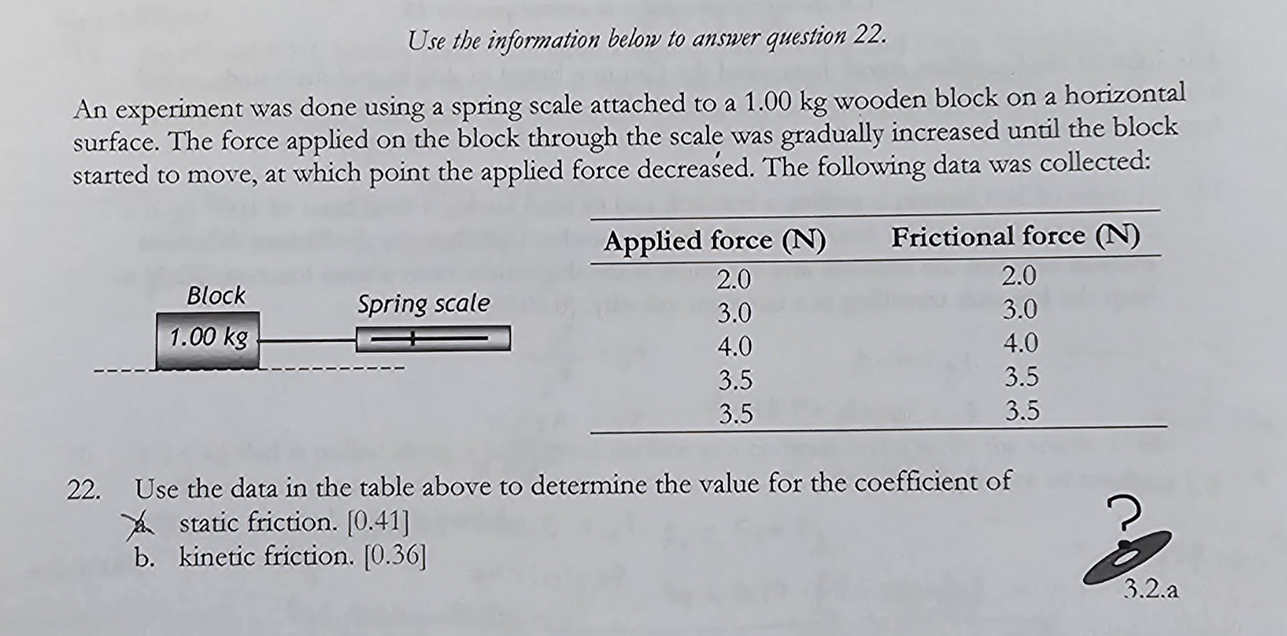 Solved Use the information below to answer question 22.An | Chegg.com