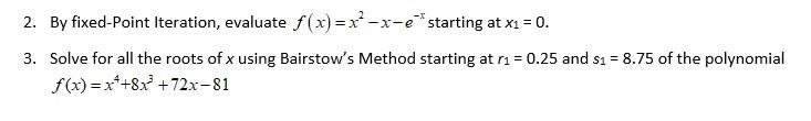Solved 2. By fixed-Point Iteration, evaluate | Chegg.com