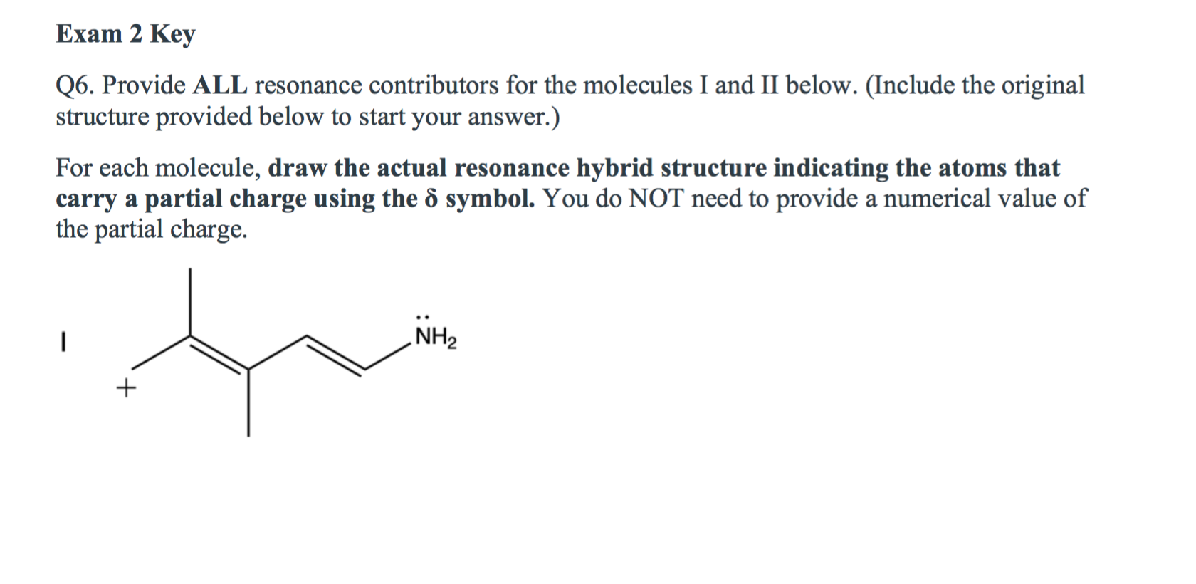 Solved Provide ALL resonance contributors for the molecules | Chegg.com