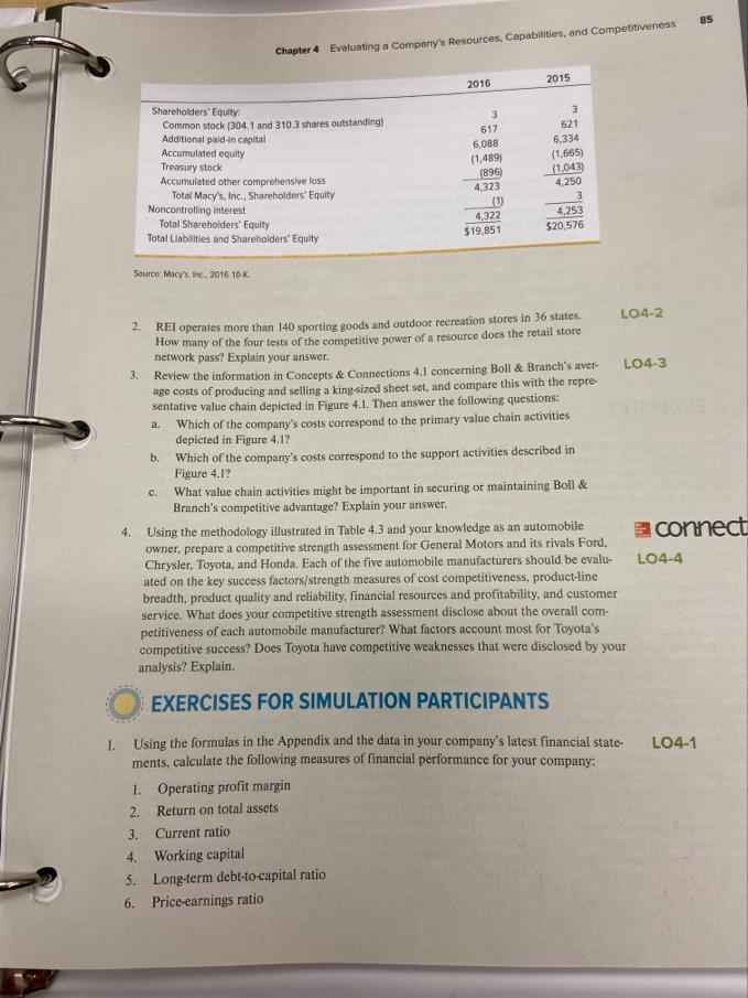 Solved APPENDIX Key Financial Ratios: How to Calculate them | Chegg.com