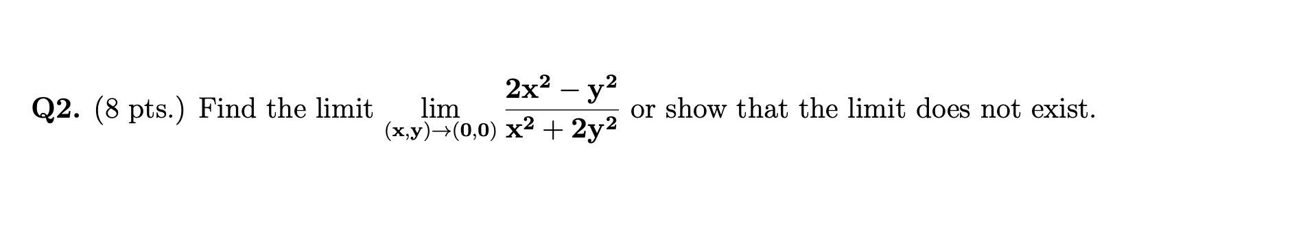 Solved Q2. (8 pts.) ﻿Find the | Chegg.com