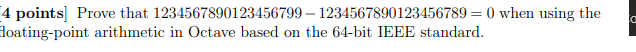 Solved 4 points) Prove that 1234567890123456799 – | Chegg.com