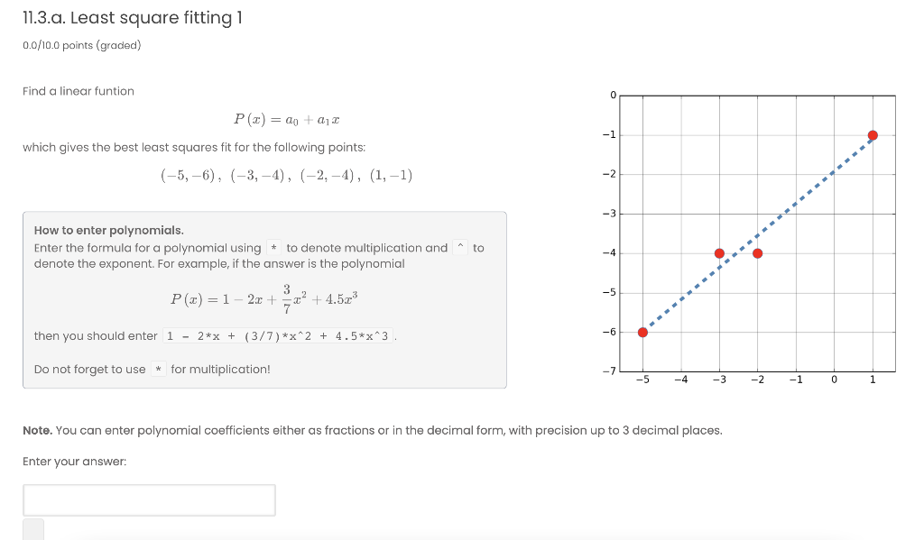 solved-11-3-a-least-square-fitting-1-0-0-10-0-points-chegg
