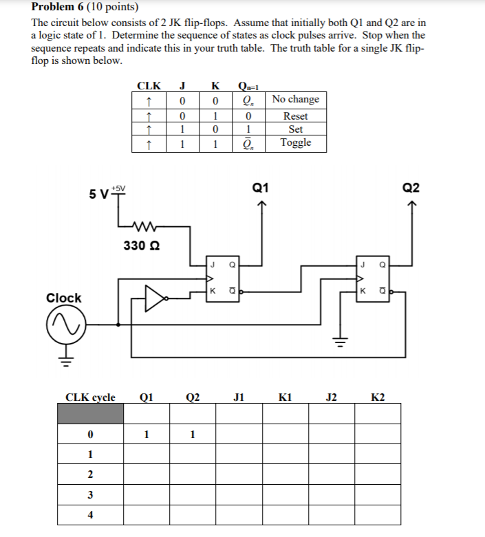 Solved Problem 6 (10 points) The circuit below consists of 2 | Chegg.com