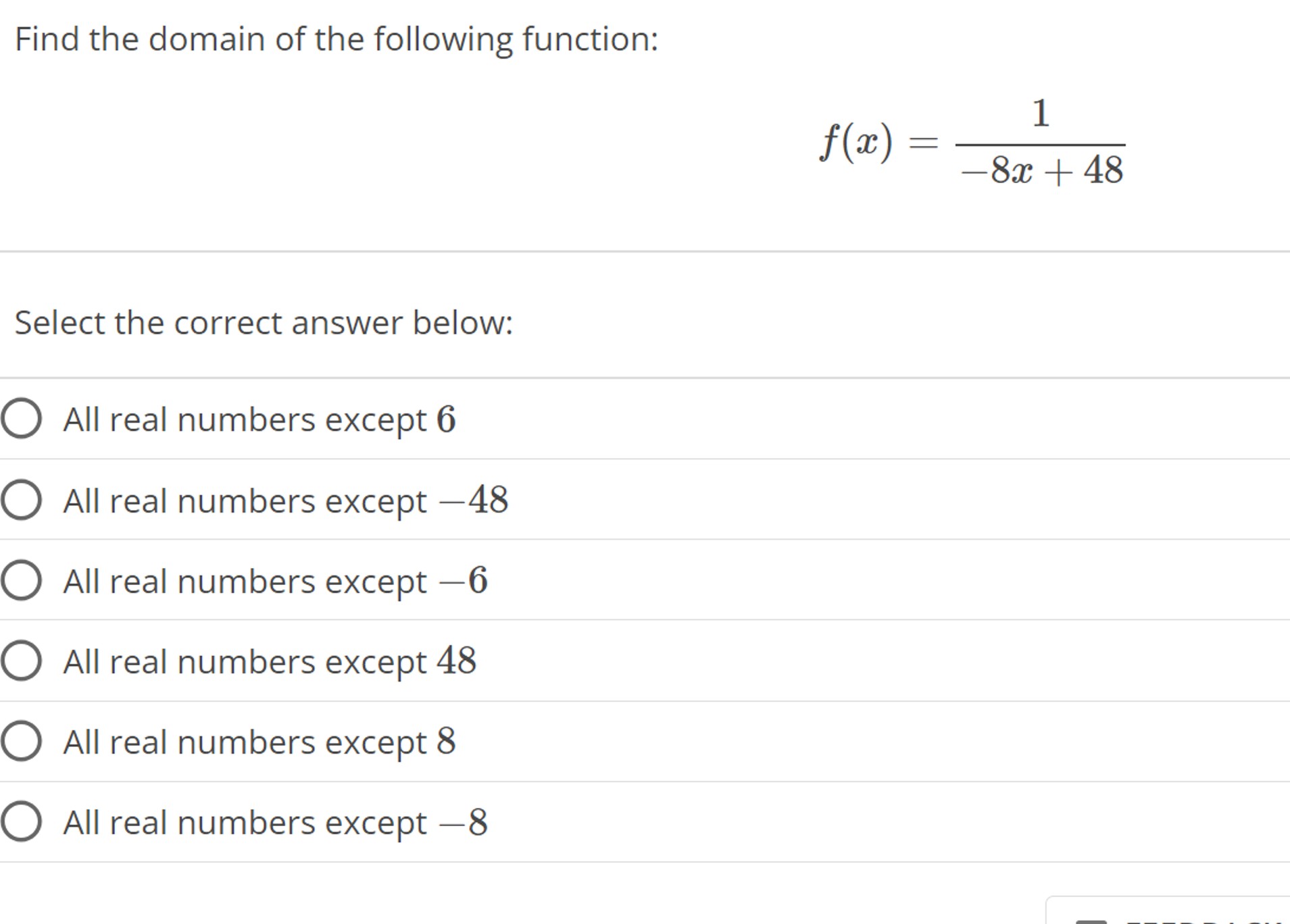 Solved Find the domain of the following | Chegg.com