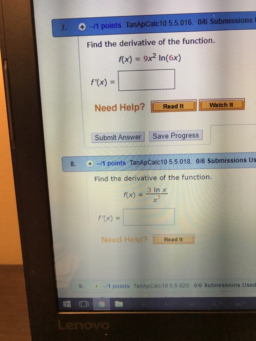 Solved Find the derivative of the function. f(x) = 9x^2 | Chegg.com