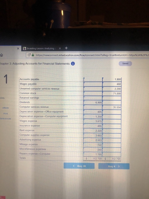 Solved Chapter 3 Adjusting Accounts for Financial Statements | Chegg.com