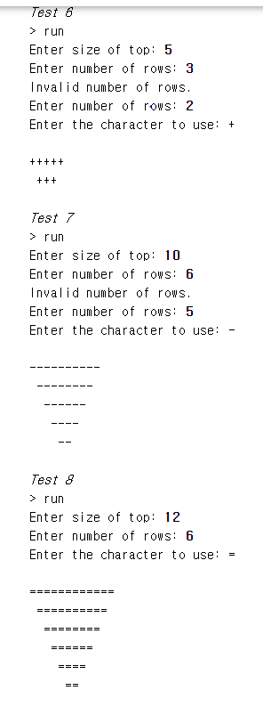 Solved Programming Instructions Write a program that prints | Chegg.com