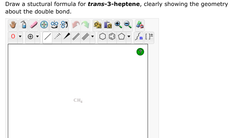 Solved Draw a stuctural formula for trans-3-heptene, clearly | Chegg.com