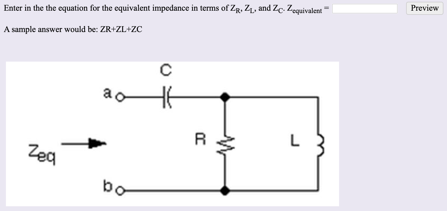 Solved Enter in the the equation for the equivalent | Chegg.com