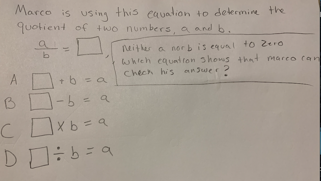 Solved Marco is using this equation to determine the | Chegg.com