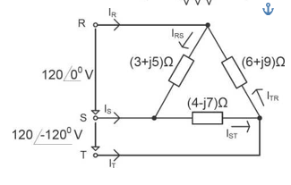 Solved Calculate the phase and line currents of the circuit | Chegg.com