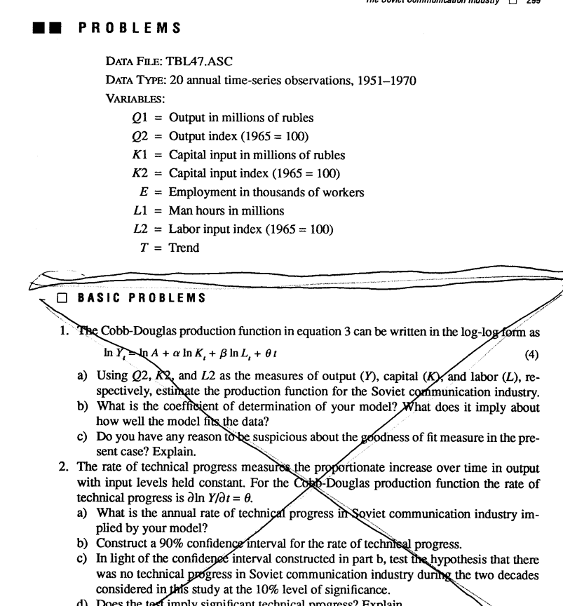 Solved Part Iii Estimation ̶ Production Function Read Ch