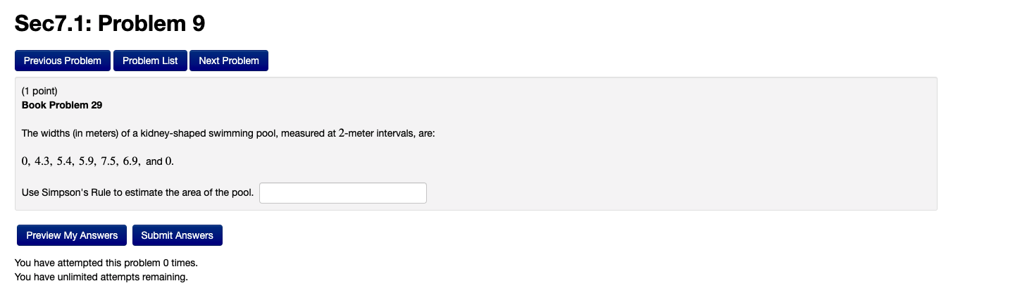 Solved Sec7.1: Problem 10 Previous Problem Problem List Next | Chegg.com