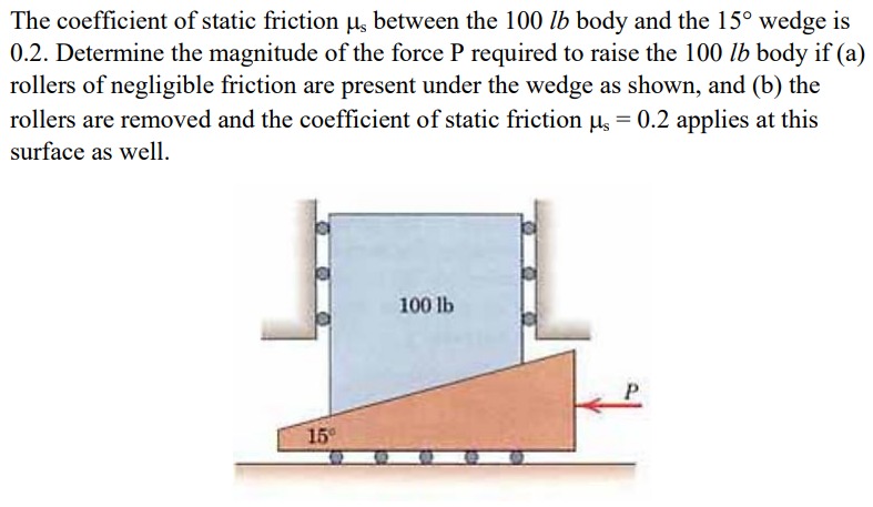 Solved The coefficient of static friction μs ﻿between the | Chegg.com
