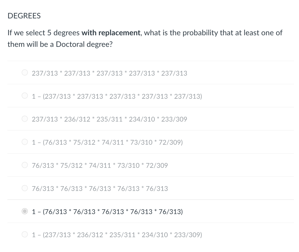 Solved Use the information below for the DEGREES questions | Chegg.com