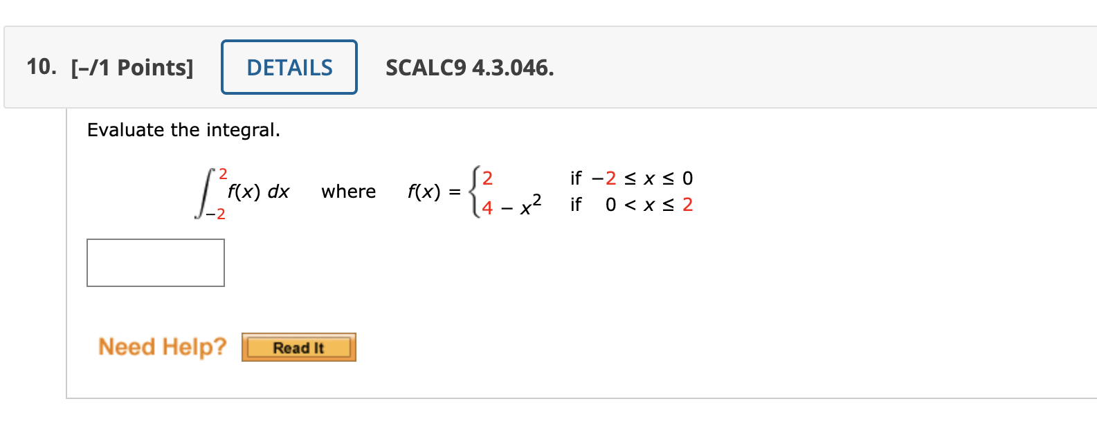 Solved 3. [0/1 Points] DETAILS PREVIOUS ANSWERS SCALC9 | Chegg.com