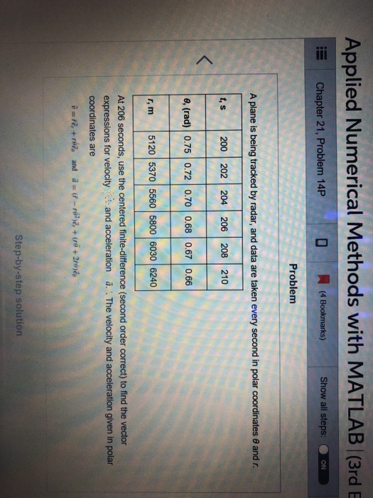 Solved Applied Numerical Methods with MATLAB |(3rd B Chapter | Chegg.com
