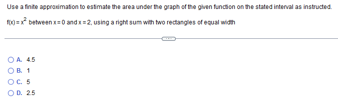 Solved Use a finite approximation to estimate the area under | Chegg.com