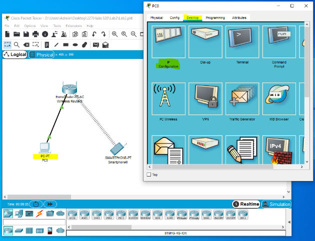Solved Network Address [_____/2]Start Packet Tracer | Chegg.com